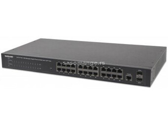 LAN Intellinet Switch PoE 24port Gigabit, 2xSFP
