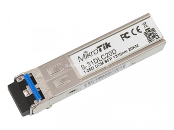 MIKROTIK SFP module 1.25G SM 20km 1310nm (S-31DLC20D)