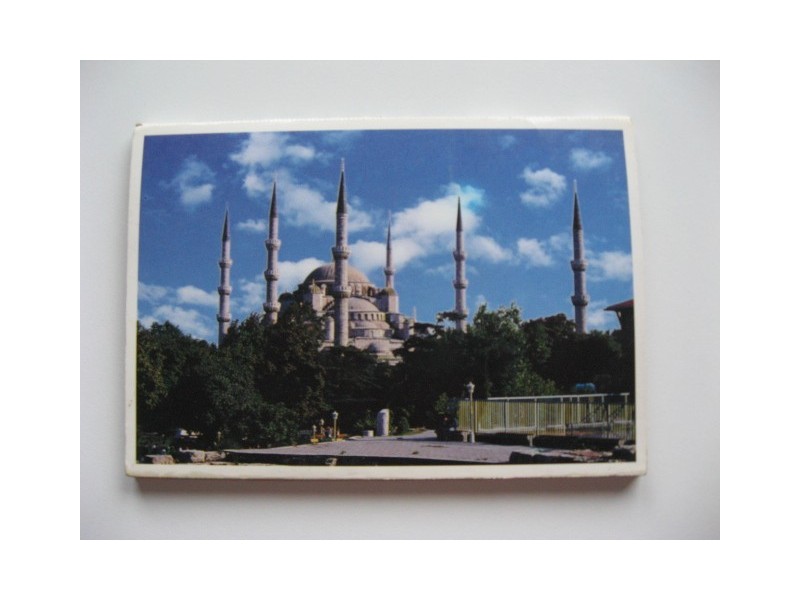 Istanbul - Plava džamija - razglednice harmonika