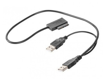 A-USATA-01 Gembird External USB to SATA adapter for Slim SATA SSD, DVD