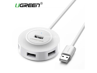 USB 2.0 Hub 1/4 1m beli CR106 Ugreen