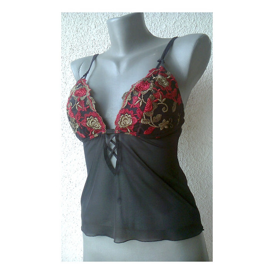 crna sexy bluza korset M CHIARO DILUNA