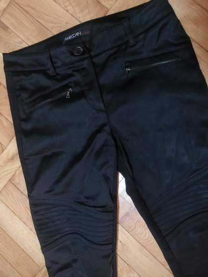 Marc Cain crne pantalone saten - pamuk S-M