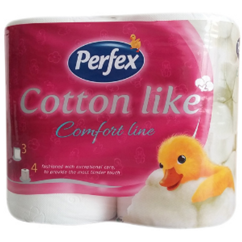PERFEX COTTON toalet papir Comfort Line troslojni 4kom