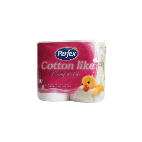 PERFEX COTTON toalet papir Comfort Line troslojni 4kom