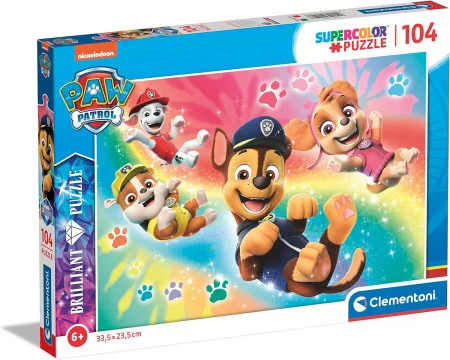 Clementoni puzzle 104 paw patrol brilliant ( CL20190 )