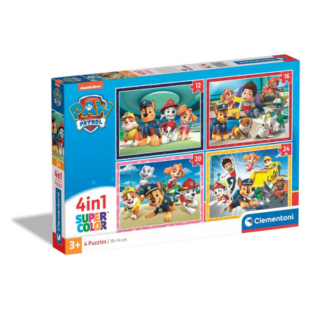 Clementoni puzzle 4in1 puzzle paw patrol ( CL21513 )