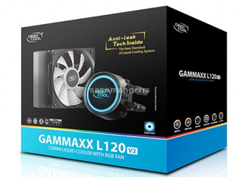 DeepCool GAMMAXX L120 V2 RGB vodeno hladjenje, Fan 500~1800rpm, LGA20xx/LGA1366/LGA115x/ AMD AM4/FM2