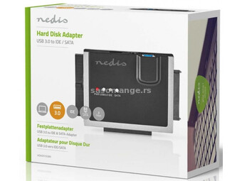 HDADIS100BK USB 3.0, za 2,5" i 3,5" HDD, IDE-SATA adapter