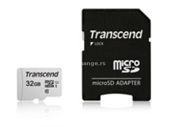 Transcend TS32GUSD300S-A memorijska kartica micro SDHC 32GB class 10+adapter