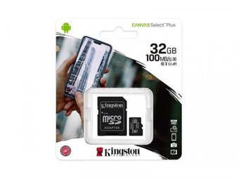 Kingston SD kartica 32GB Select Plus klasa1