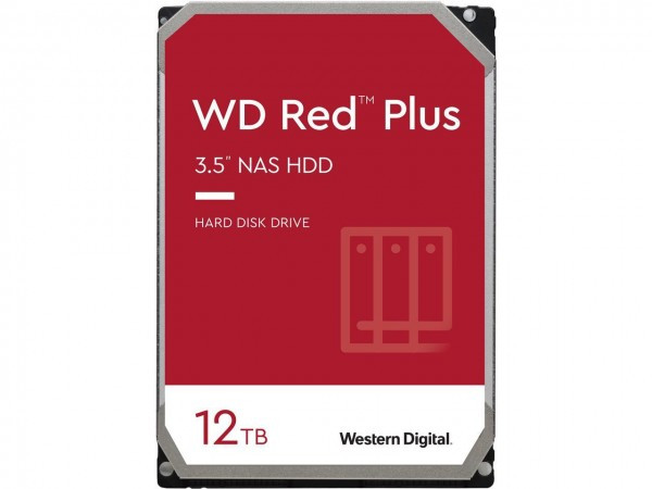 HDD WD 12TB WD120EFBX RED PLUS 7200RPM 256MB