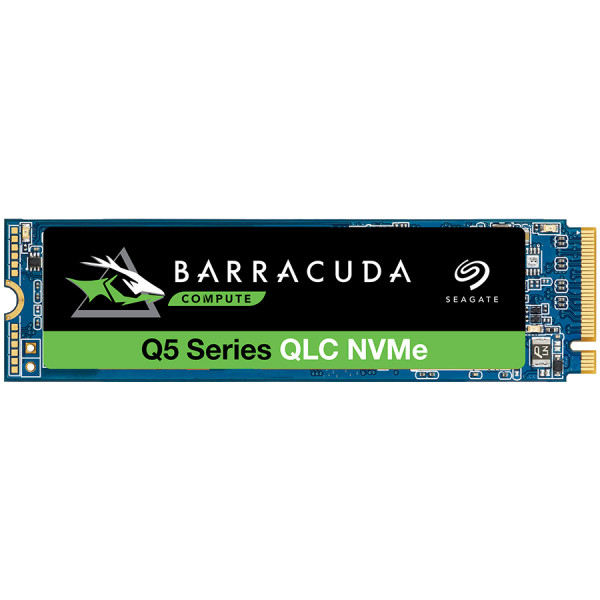 Seagate® BarraCuda(TM) Q5, 500GB SSD, M.2 2280-S2 PCIe 3.0 NVMe, ReadWrite: 2,300 900 MBs, EAN: 8719706027717 ( ZP500CV3A001 )