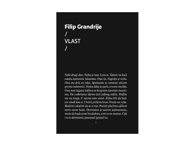 Vlast - Filip Grandijer