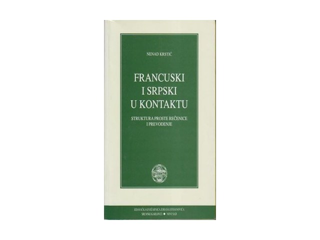 Francuski i srpski u kontaktu - Nenad Krstić