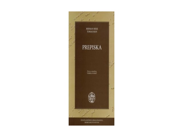 Prepiska - Herman Hese