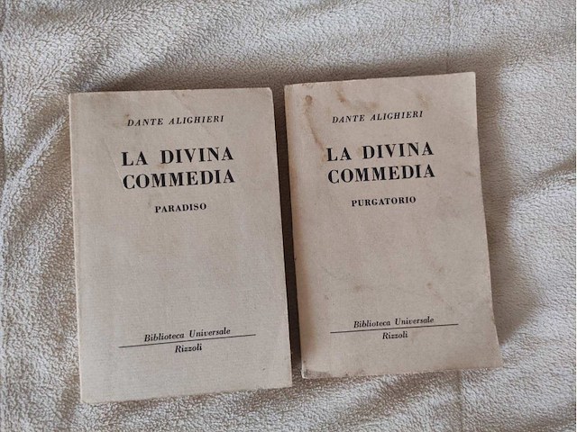 La divina commedia,Paradiso-Purgatorio,Dante Alighieri