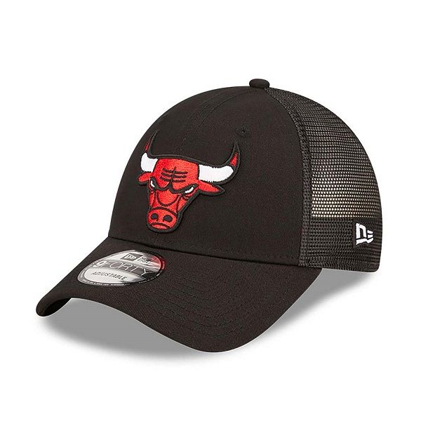 NBA CHICAGO BULLS HOME FIELD 9FORTY A-FRAME TRUCKER CAP 'BLACK'