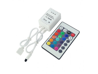 Kontroler za RGB LED trake 72W KON-1RGB-IR24