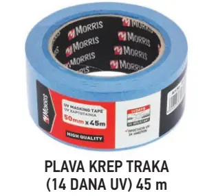 MORRIS Krep traka 38mmx45m plav