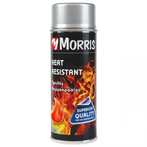 MORRIS Sprej lak otporan na visoke temperature silver 400ml