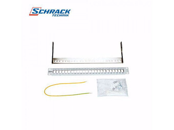 Schrack TOOLLESS LINE-19 Patch panel za 24 modula,prazan,visine 1HU HSER0240GS