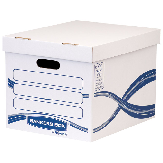 Kutija arhivska - kontejner za arhivske kutije, mape s prstenom i registratore Standard Fellowes