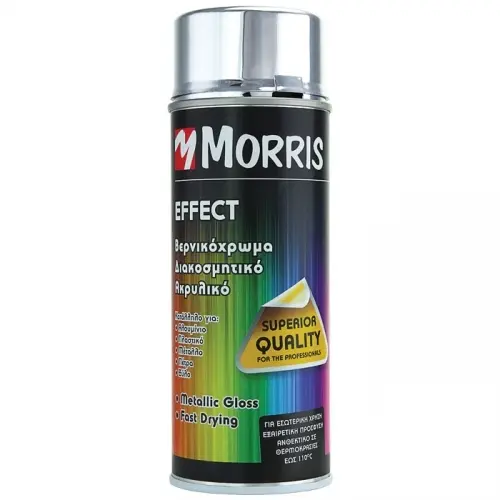 MORRIS Akrilni lak u spreju 400ml srebrni