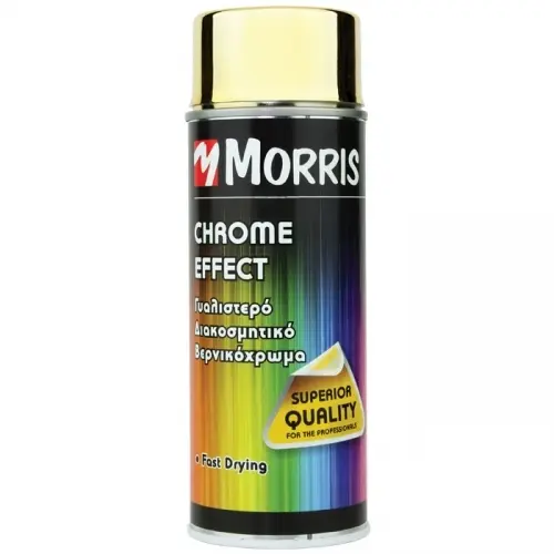 MORRIS Sprej sa efektom hrom 400ml zlatni
