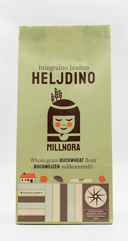 MILLNORA Integralno heljdino brašno 0,5 kg