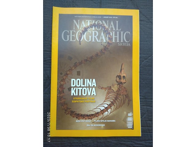 Nacionalna geografija,avgust 2010