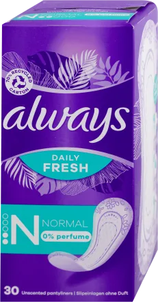 always
DAILY FRESH dnevni ulošci - NORMAL, 30 kom