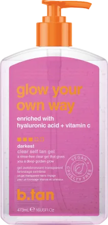 b.tan
glow your own way gel za samopotamnjivanje, 473 ml