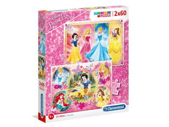 Clementoni puzzle 2x60 princess ( CL07133 )
