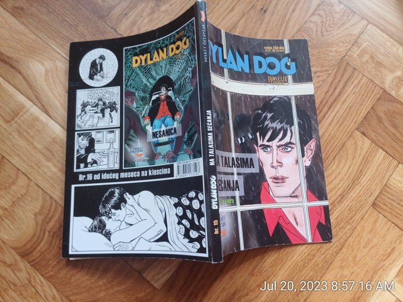 DYLAN DOG 15, NA TALASIMA SEĆANJA