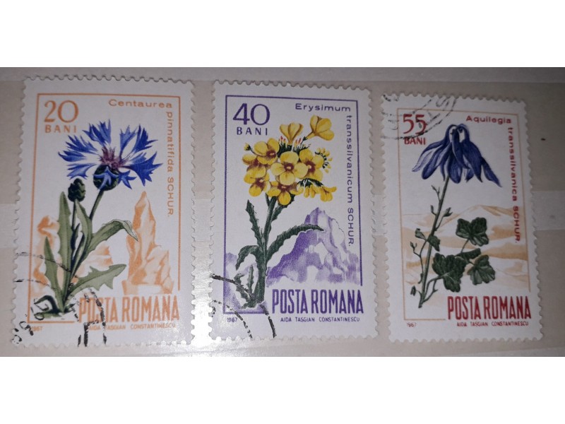 Rumunija 1967 flora