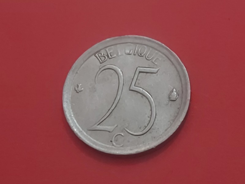 Belgija - 25 centimes 1973 god