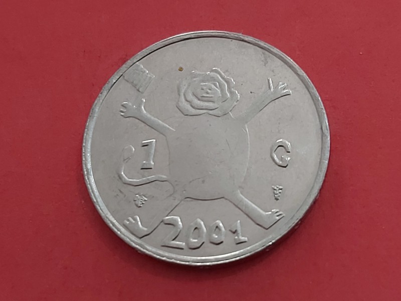 Holandija - 1 cent 2001 god jubilarna