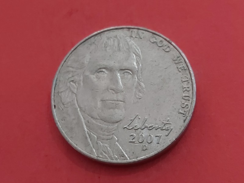 USA - five cent 2007 god d