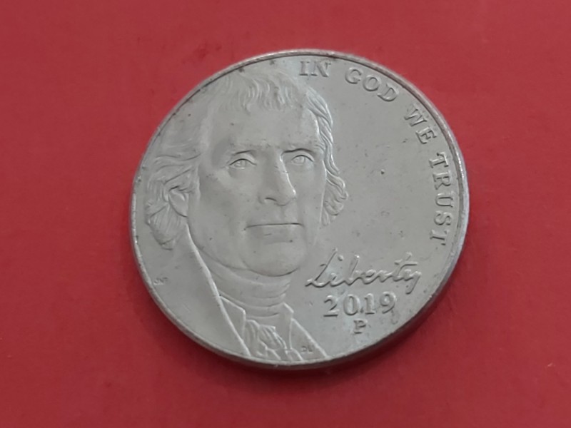 USA - five cent 2019 god p