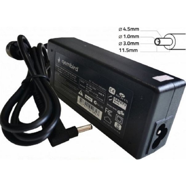 GEMBIRD NPA45-195-2310 (DE05) punjac za laptop 45W-19.5V-2.31A, 4.5x3.0mm Black PIN (983 Alt=DE07