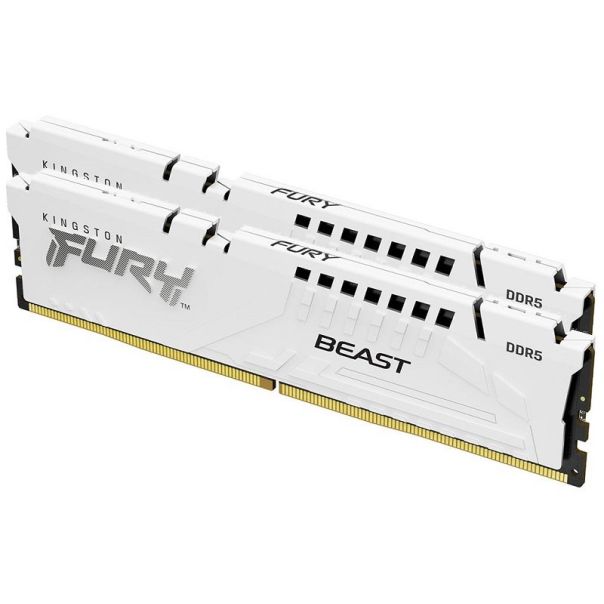 KINGSTON DIMM DDR5, 64GB (2x32), 6.000MHz, FURY Beast White EXPO (KF560C36BWEK2-64)