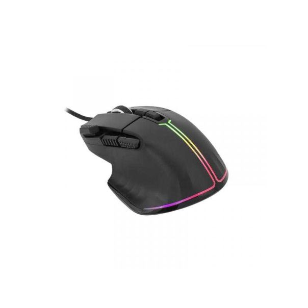 WHITE SHARK MARROK GM 9006, gejmerski miš, crni