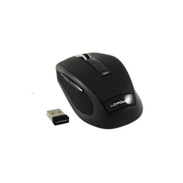 LC POWER Mouse USB Wireless LC-M800BW 2.4Ghz Wireless 2000dpi Black