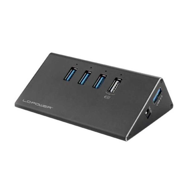 LC POWER HUB LC-HUB-ALU-2B-4 USB3.0 Aluminium