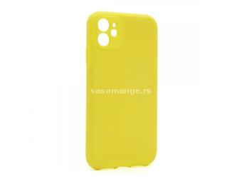 Futrola Soft Silicone za iPhone 11 (6 1) zuta