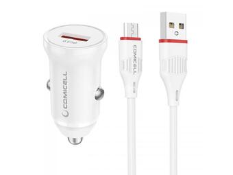 Auto punjac Comicell Superior CO-BZ18 FAST 18W USB QC 3 0 Micro beli