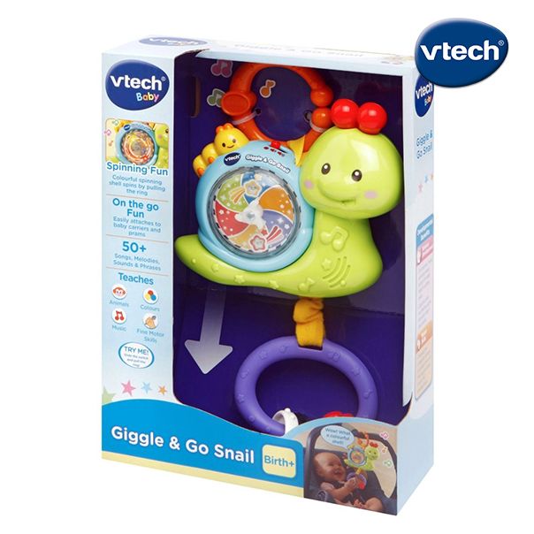 VTECH Puž zvečka sa zakačaljkom