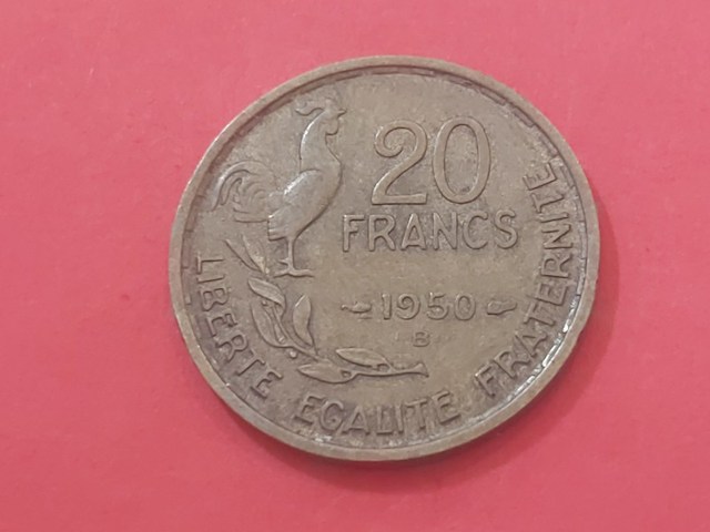 Francuska  - 20 francs 1950 god