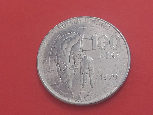 Italija  - 100 lire 1979 god FAO